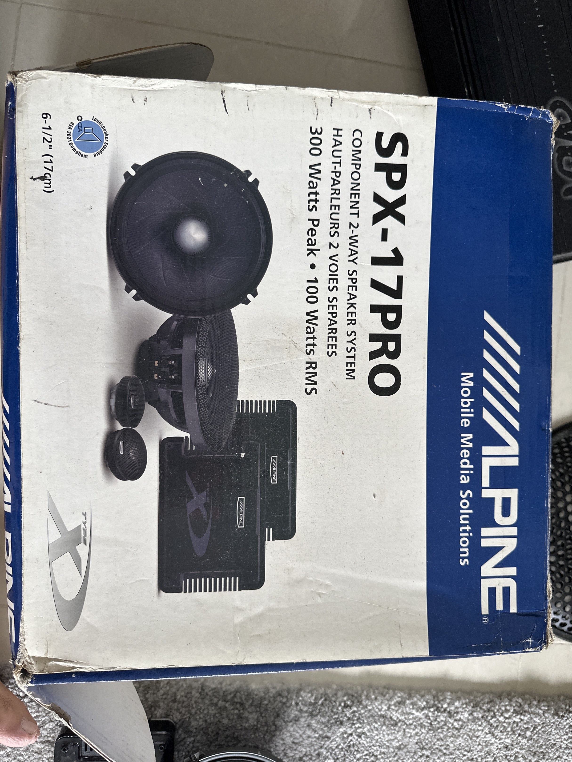 Alpine SPX-17PRO, Audio, Soundbars, Speakers & Amplifiers on Carousell