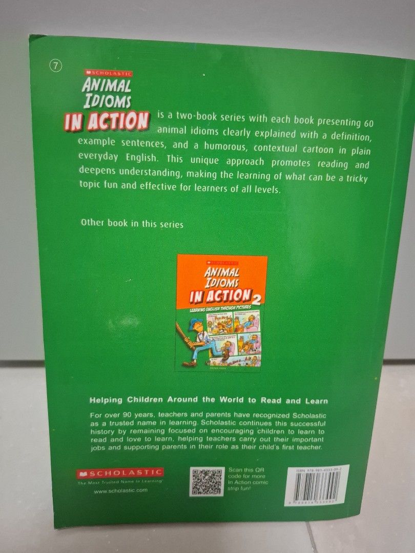 Animal Idioms in Action 1 - Scholastic, Hobbies & Toys, Books ...