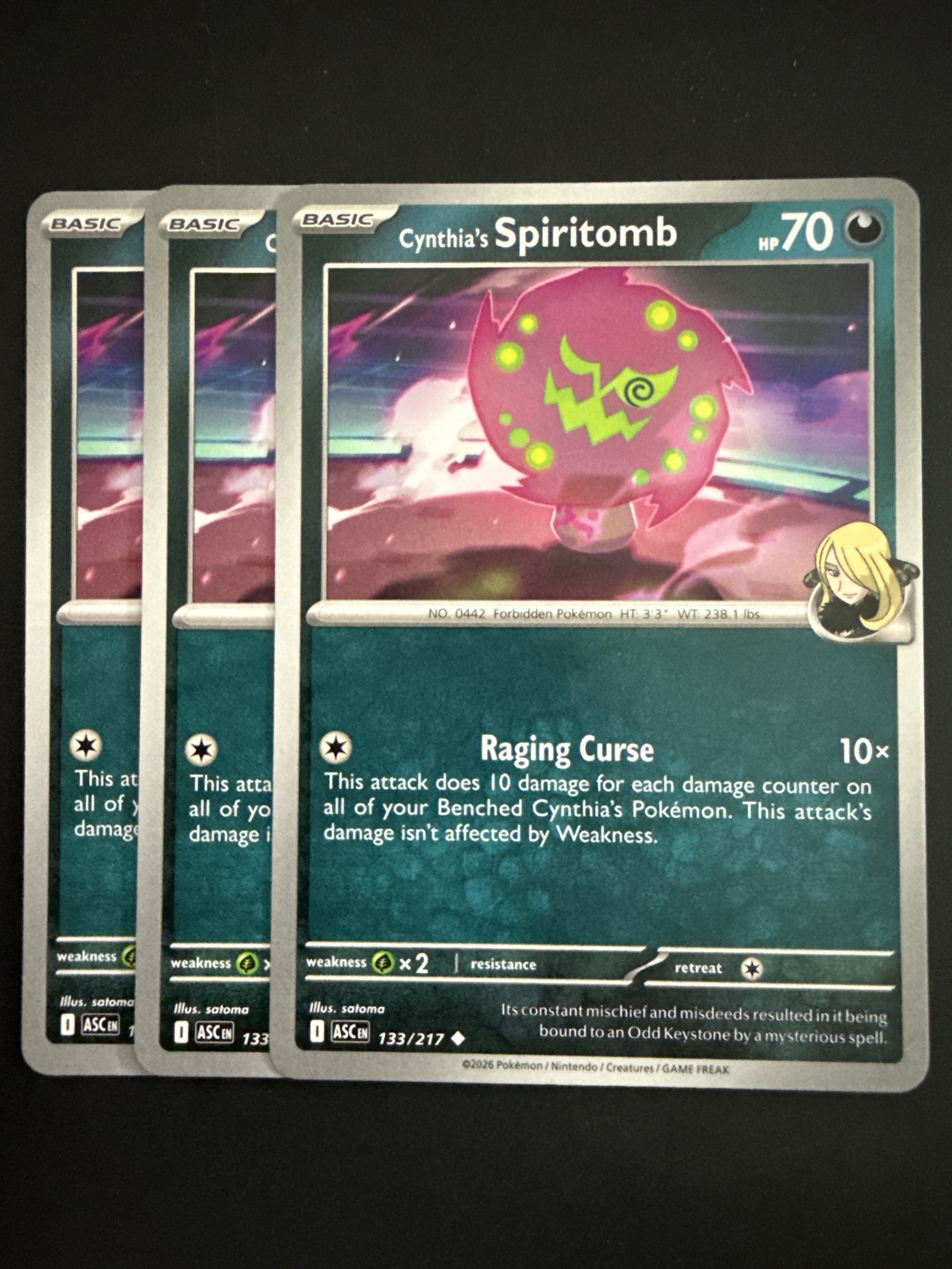 Ascended Heroes - Cynthia’s Spiritomb (Pokemon), Hobbies & Toys, Toys ...