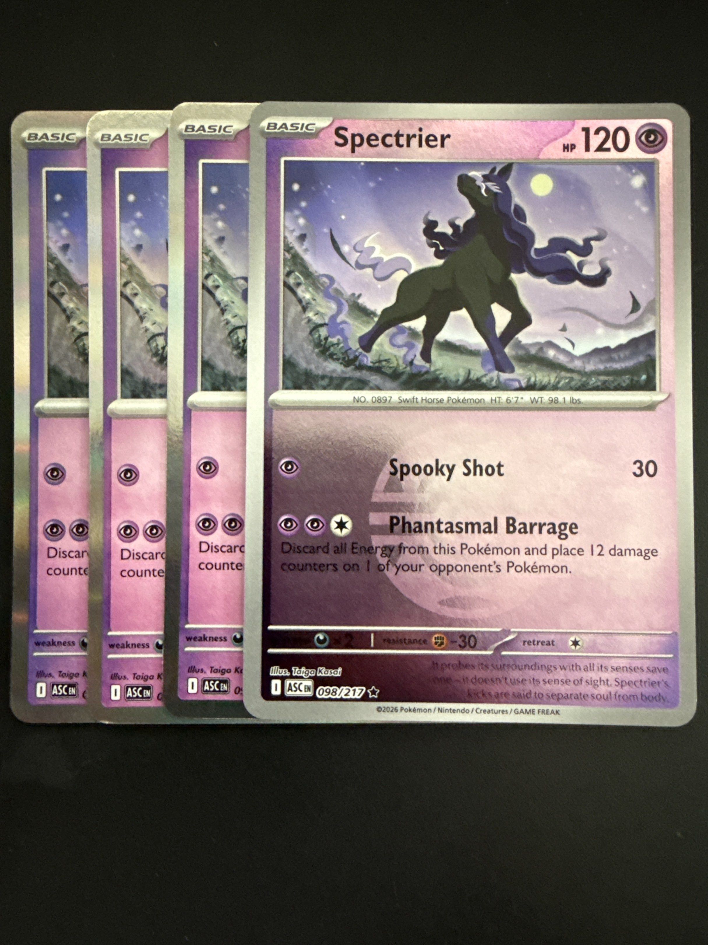 Ascended Heroes - Spectrier (Pokemon), Hobbies & Toys, Toys & Games on ...