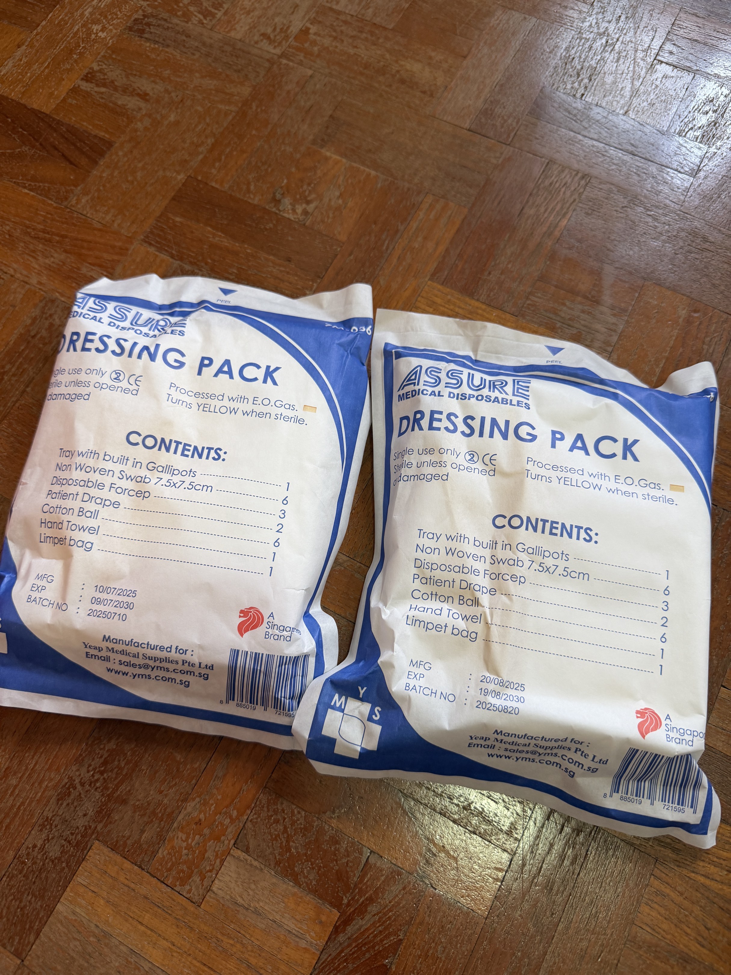 Assure dressing pack bedsore wound, Health & Nutrition, Medical ...