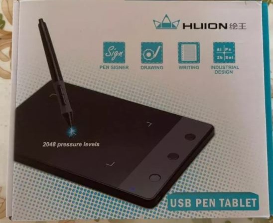 Brand New Huion H420 Writing Pad tablet digital pen Art Photoshop manga ...