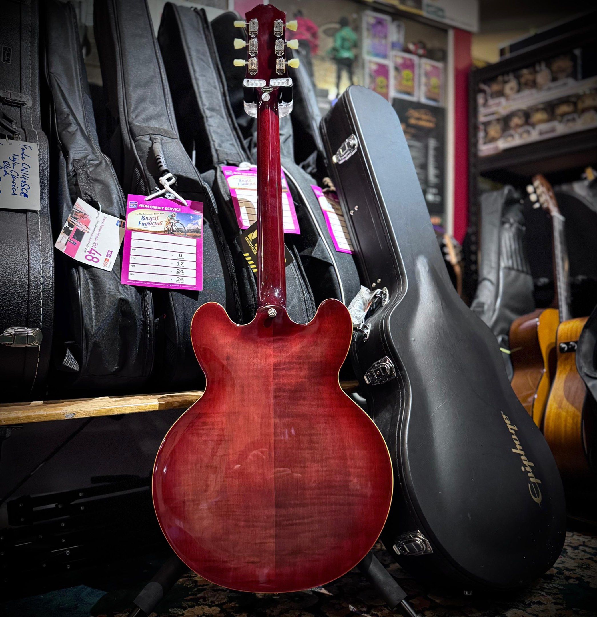 Epiphone Exclusive ES-335 Figured Limited-Edition Semi-Hollow Electric ...
