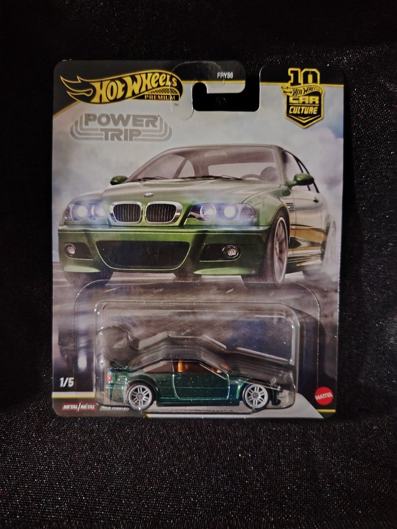 Hot Wheels Power Trip BMW M3 E46, Hobbies & Toys, Toys & Games on Carousell