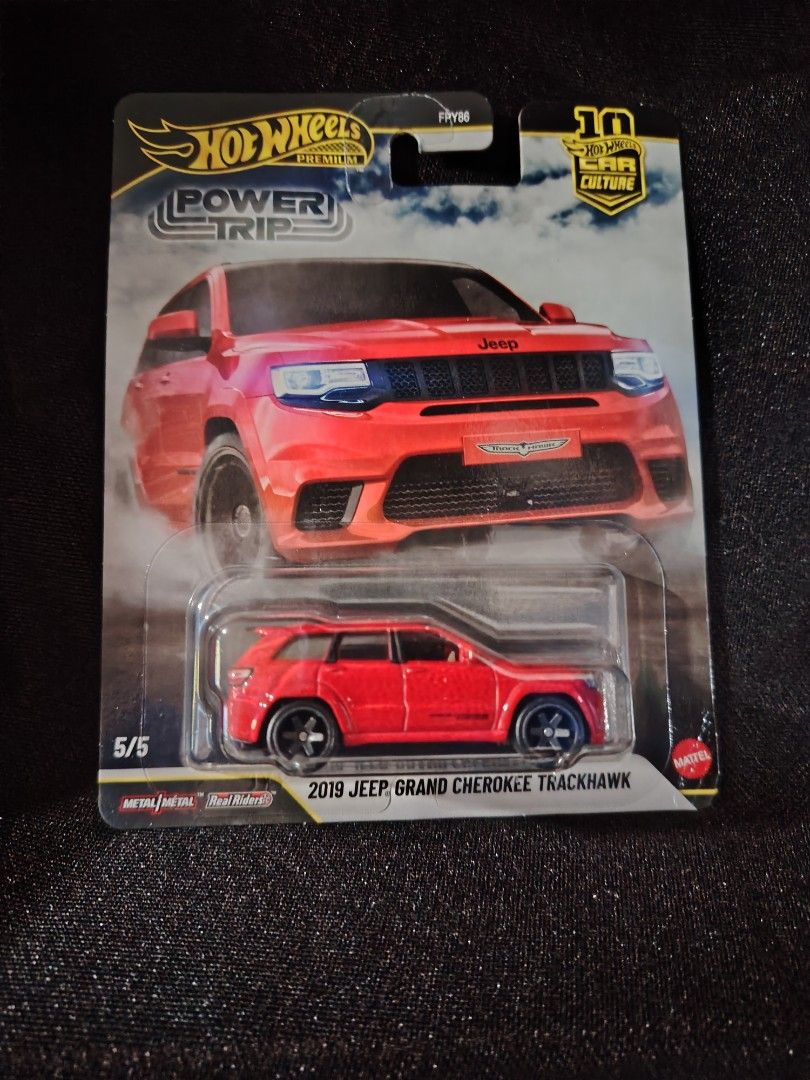Hot Wheels Premium Power Trip 2019 Jeep Grand Cherokee Trackhawk ...