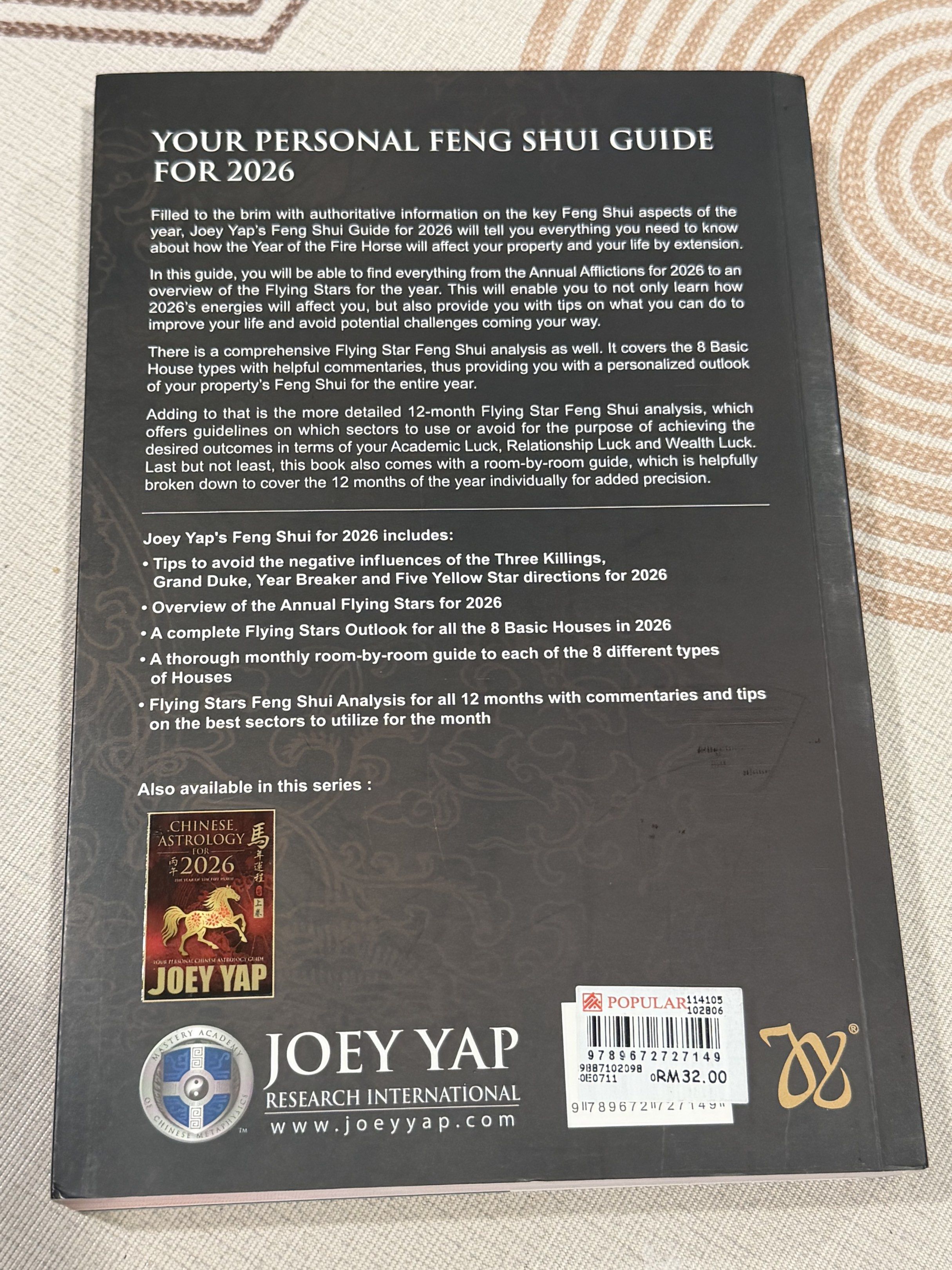 Joey Yap Feng Shui for 2026, Hobbies & Toys, Books & Magazines ...