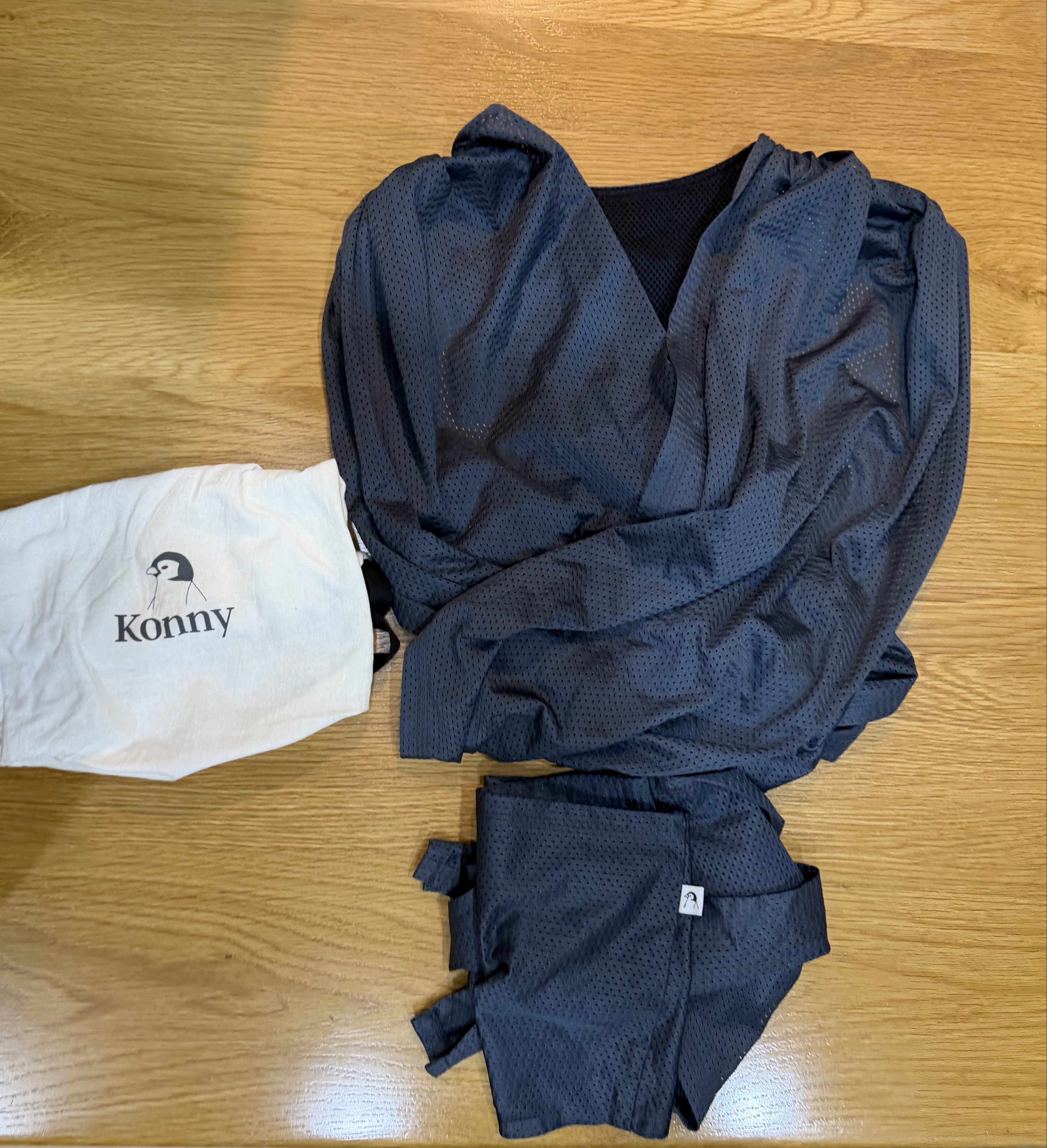 Konny baby flex air mesh carrier in charcoal, Babies & Kids, Going Out ...
