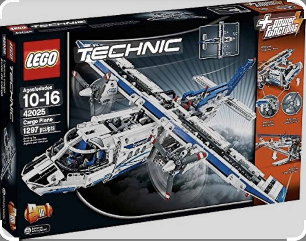 LEGO Technic 42025 Cargo Plane Set, Hobbies & Toys, Toys & Games on ...