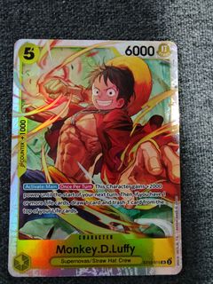 Monkey D. Luffy ST10 006 SR TREASURE CAMPAIGN, Hobbies & Toys, Toys ...