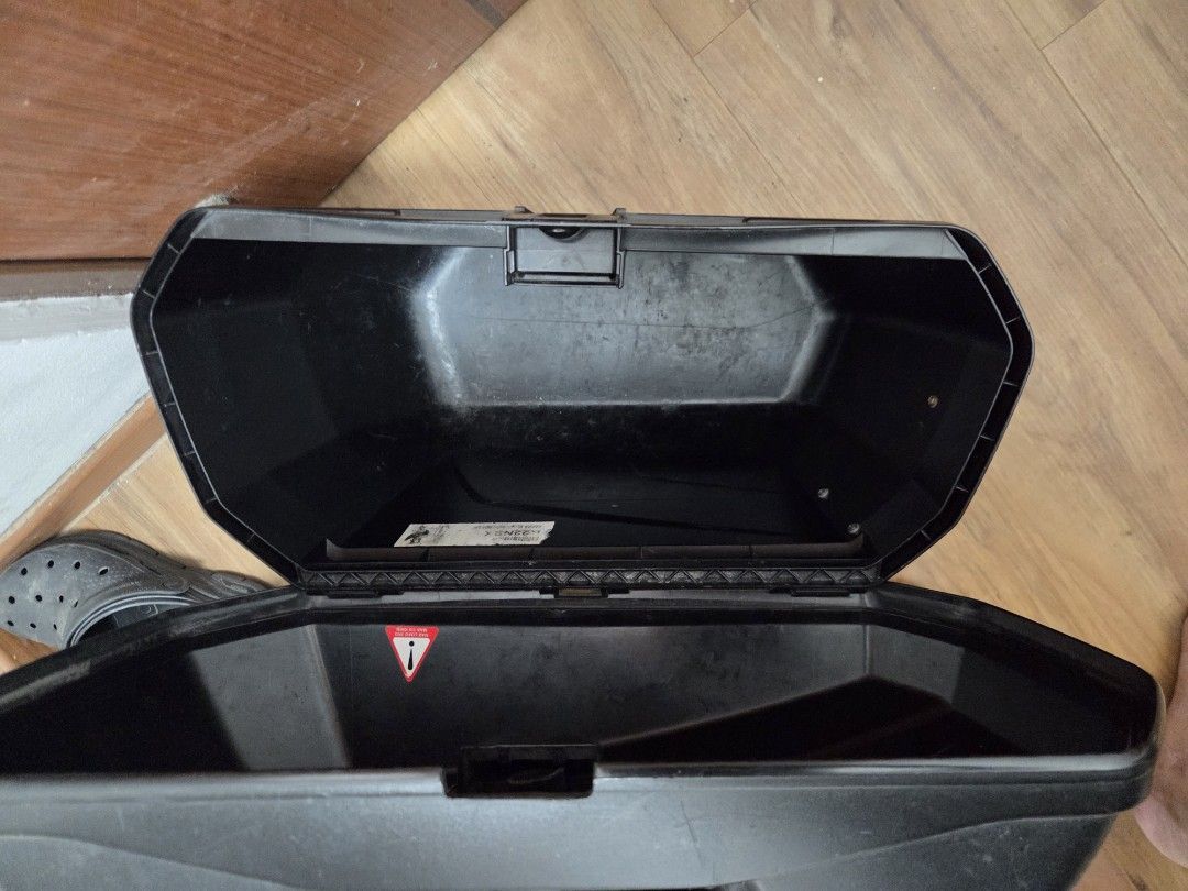 Motorcycle storage box, Motorcycles, Motorcycle Accessories on Carousell