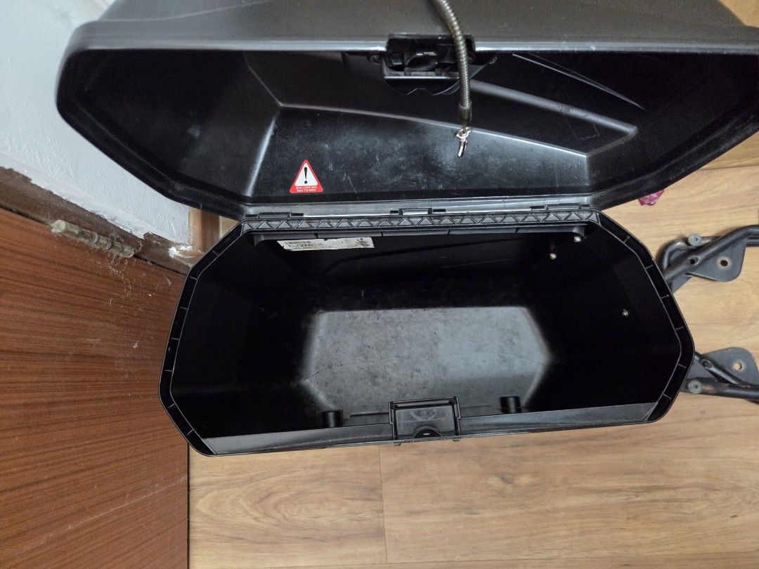 Motorcycle storage box, Motorcycles, Motorcycle Accessories on Carousell