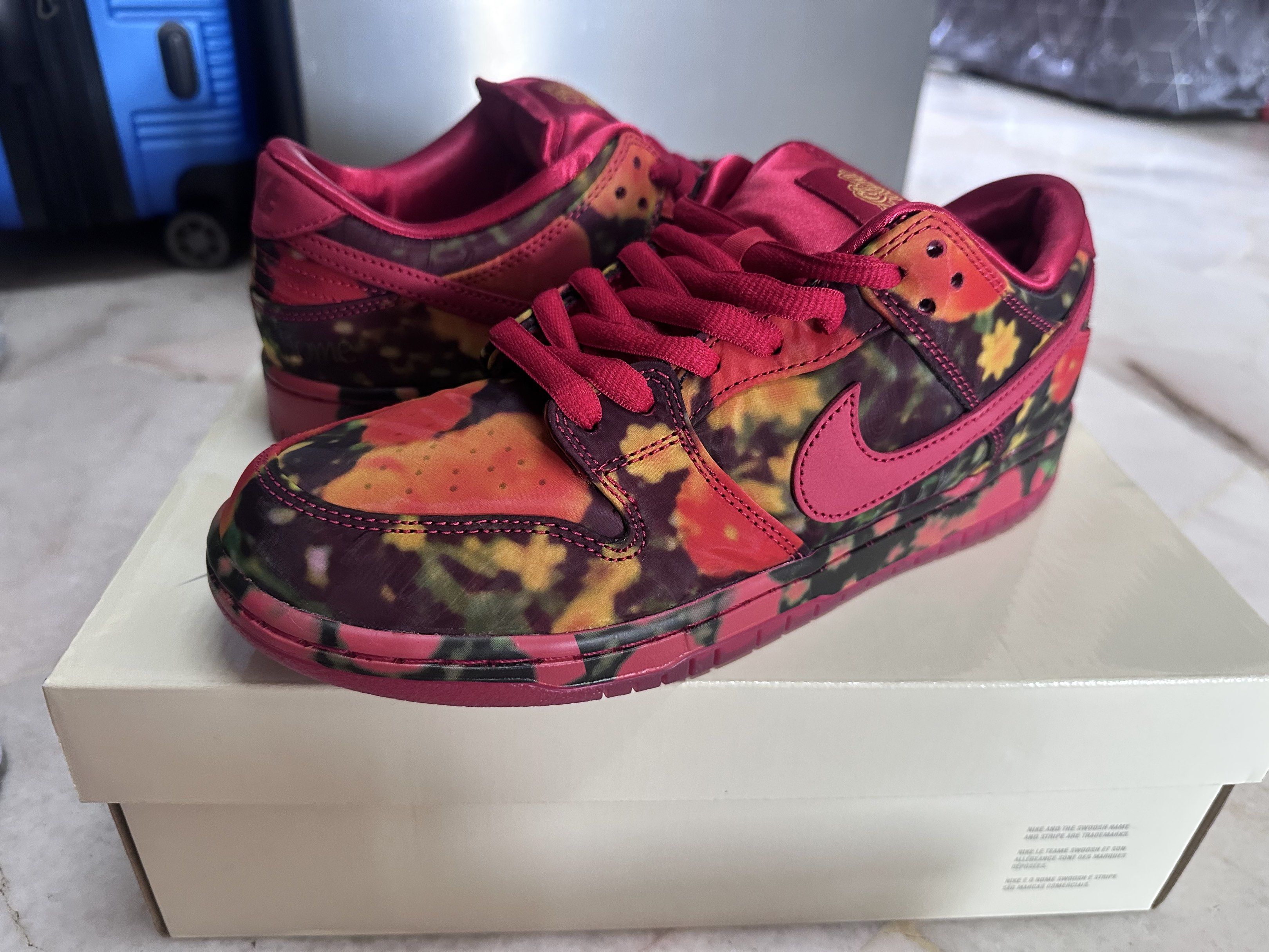Nike SB Dunk Low The Wizard of Oz “Poppy Field”, Men's Fashion ...