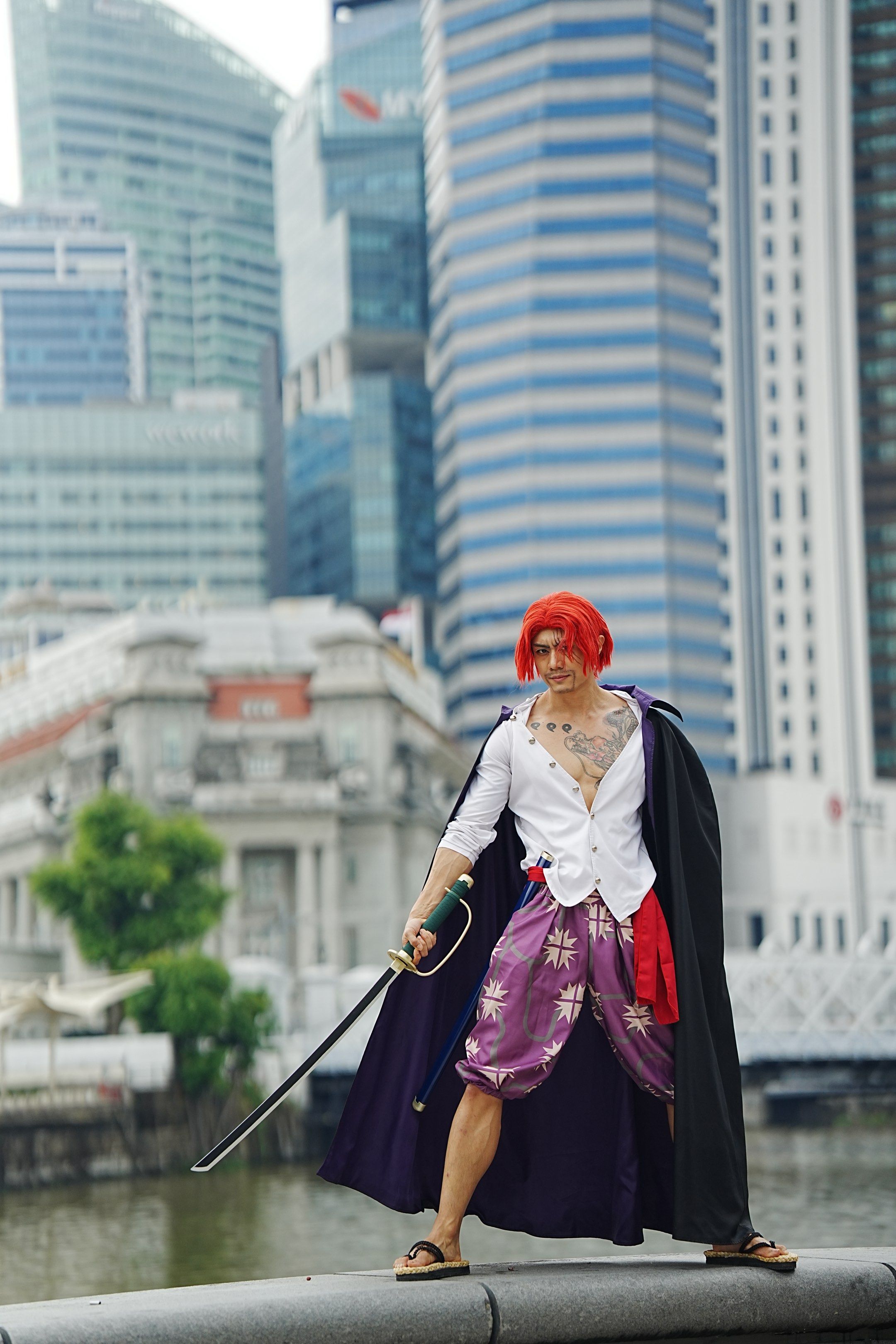 One Piece Shanks Cosplay Costume, Hobbies & Toys, Occasions & Party ...