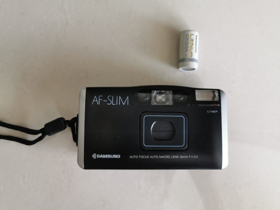 Samsung AF-Slim 35mm Film Camera, Photography, Cameras on Carousell