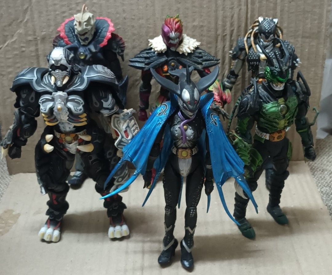 shf ooo 怪人 greeed gamel mezool kazari uva Ankh 完全體 EIJI 共七隻 經典絕版 不是真骨雕 ...