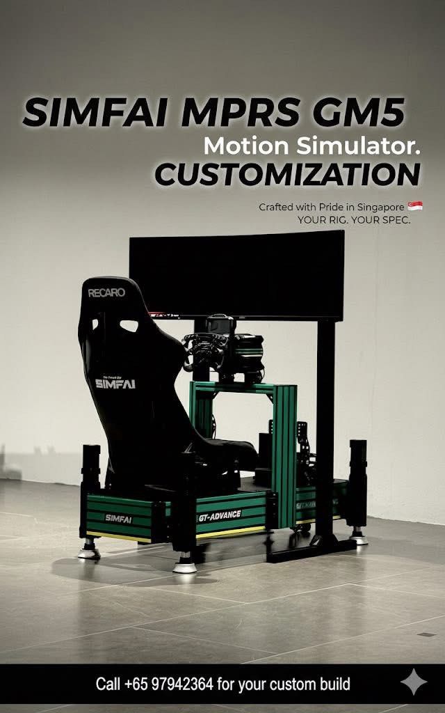SIMFAI MPRS GM5 Motion Racing & Flight Simulator - Custom Build ...