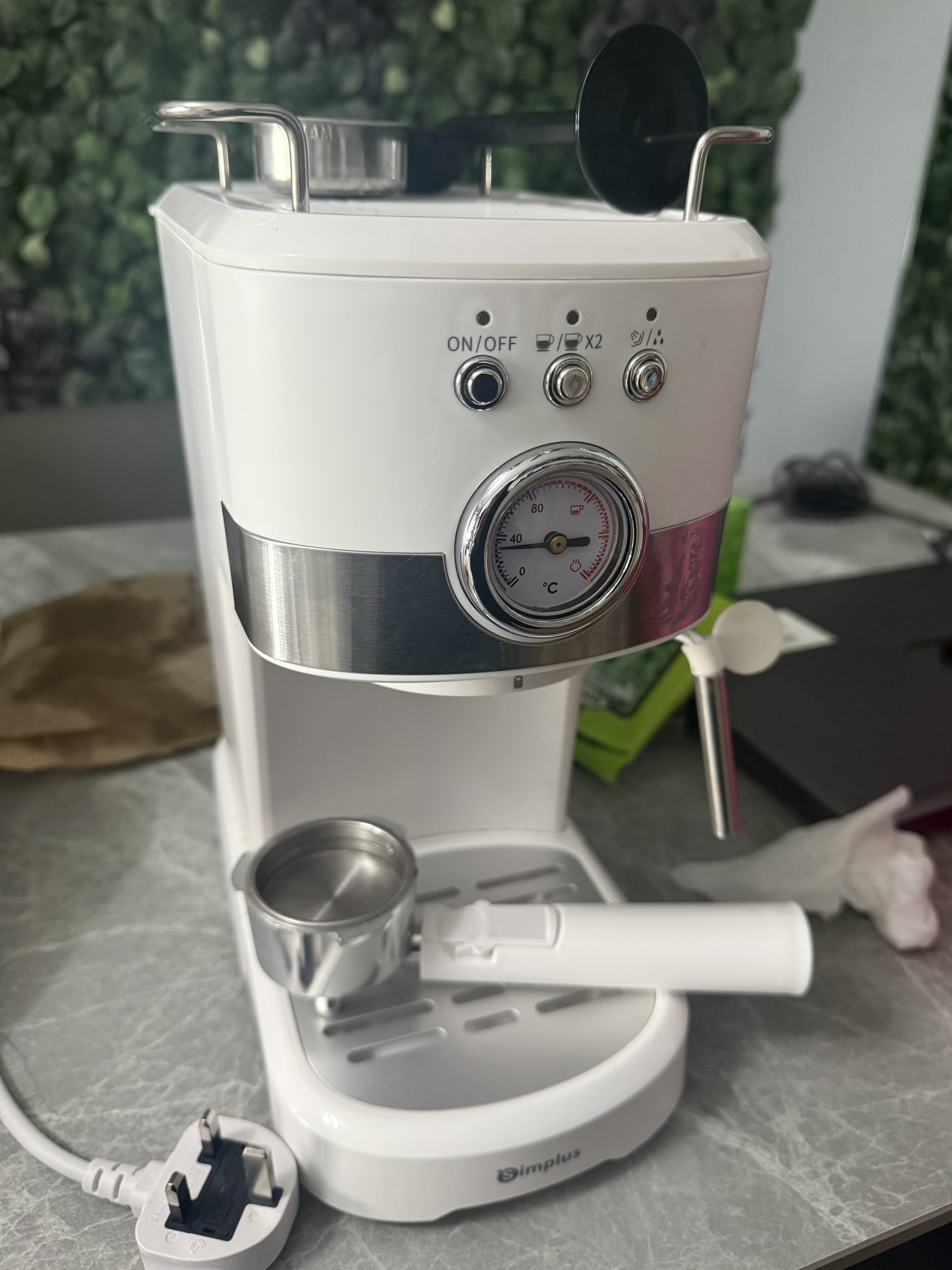 Simplus Espresso Machine - White, TV & Home Appliances, Kitchen ...
