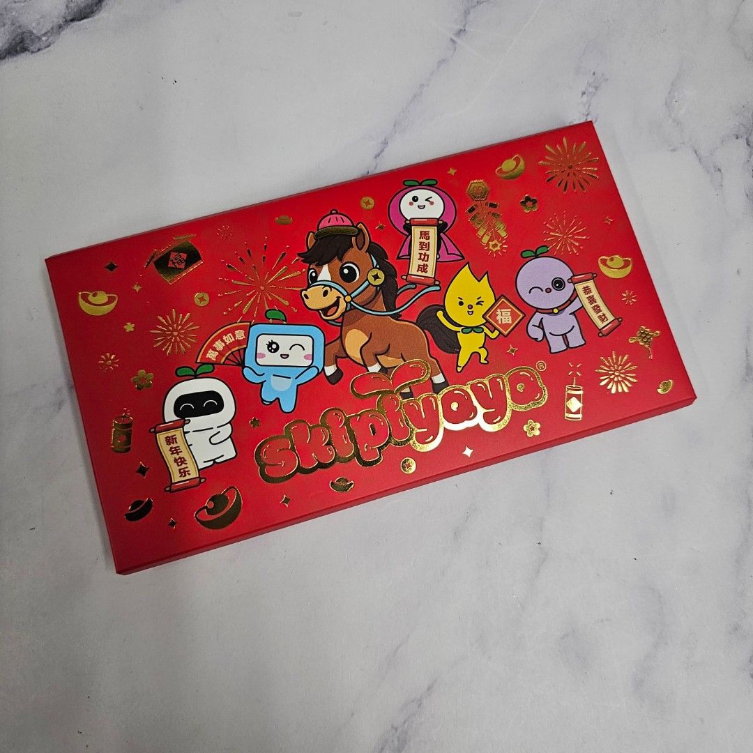 Skipiyaya x Jaya Grocer Ang Pao Pack 2026 Year of the Horse Red Packet ...