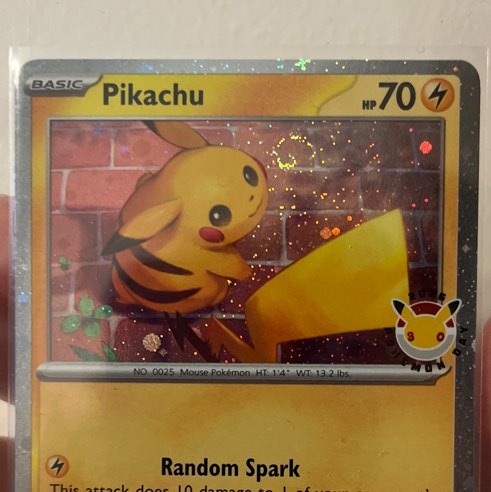 SWIRL Pikachu 051 pokemon day 2026 collection tcg card promo stamp ...
