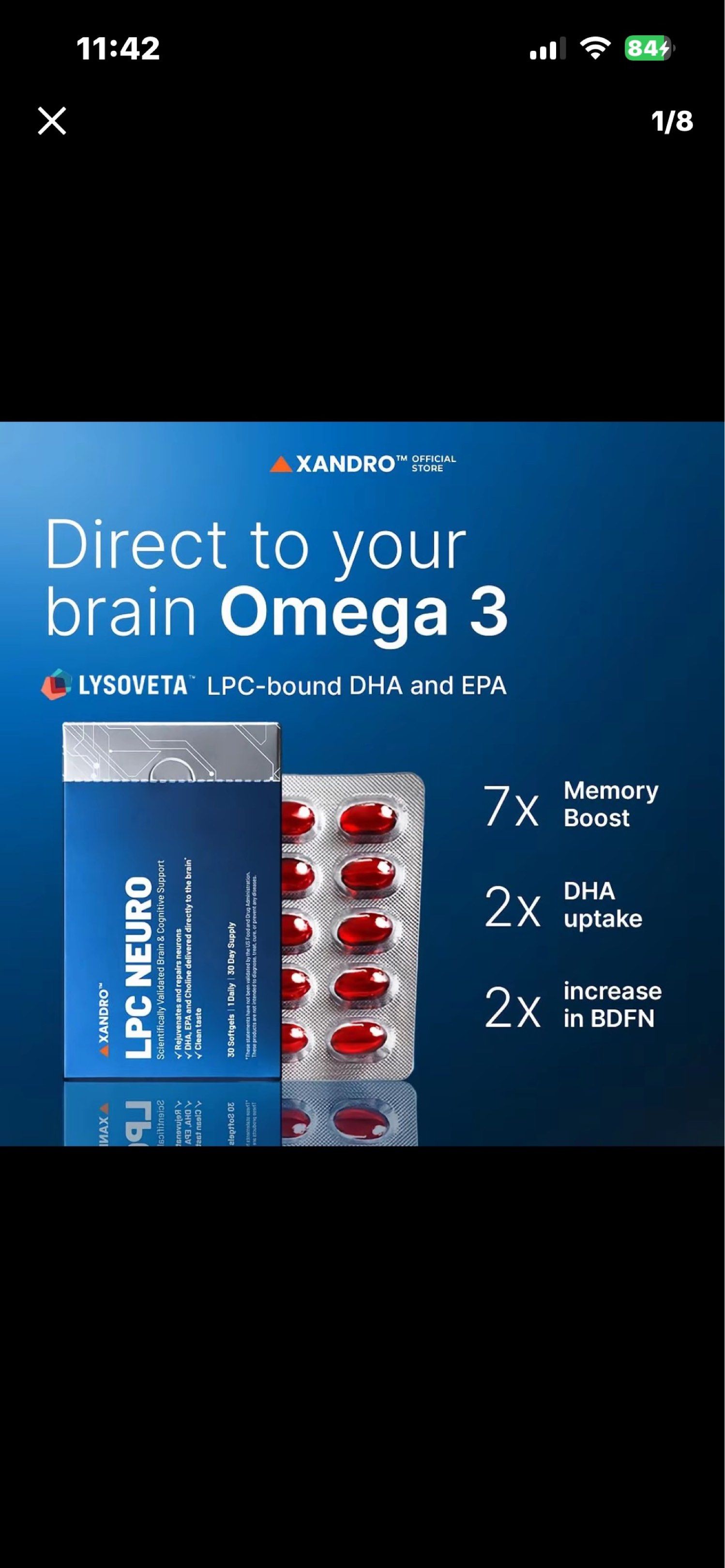 Xandro LPC Neuro Scientifically Validated Brain, Health & Nutrition ...