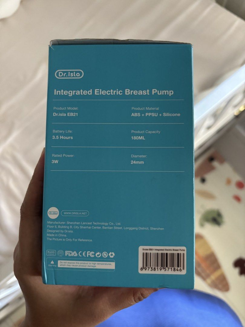 Dr. Isla Integrated Electric Breast Pump EB21, Babies & Kids, Nursing ...