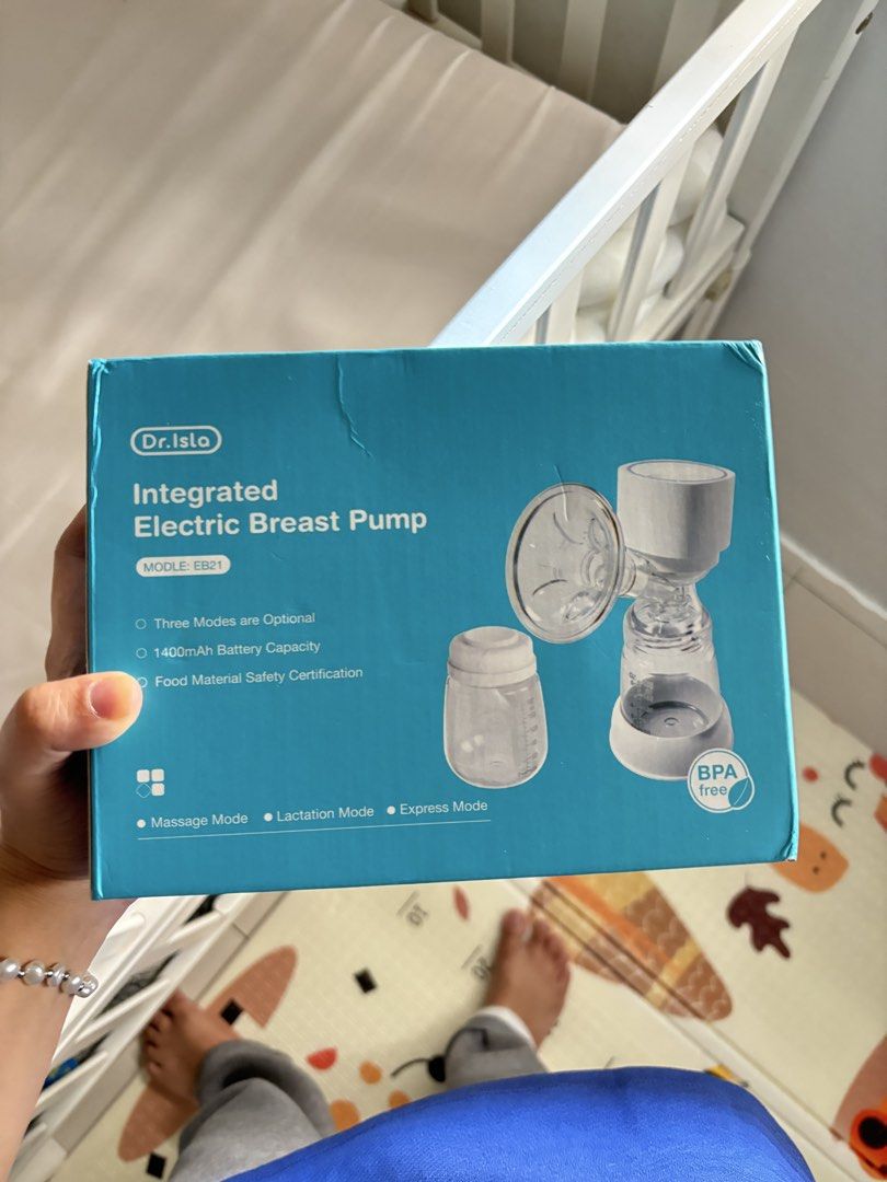 Dr. Isla Integrated Electric Breast Pump EB21, Babies & Kids, Nursing ...