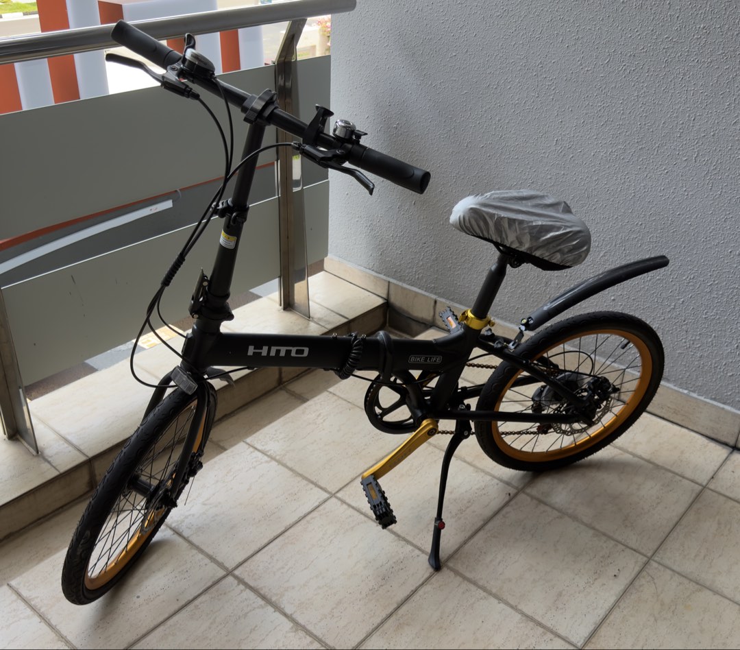 HITO Folding Bike with Shimano Gears, Sports Equipment, Bicycles ...
