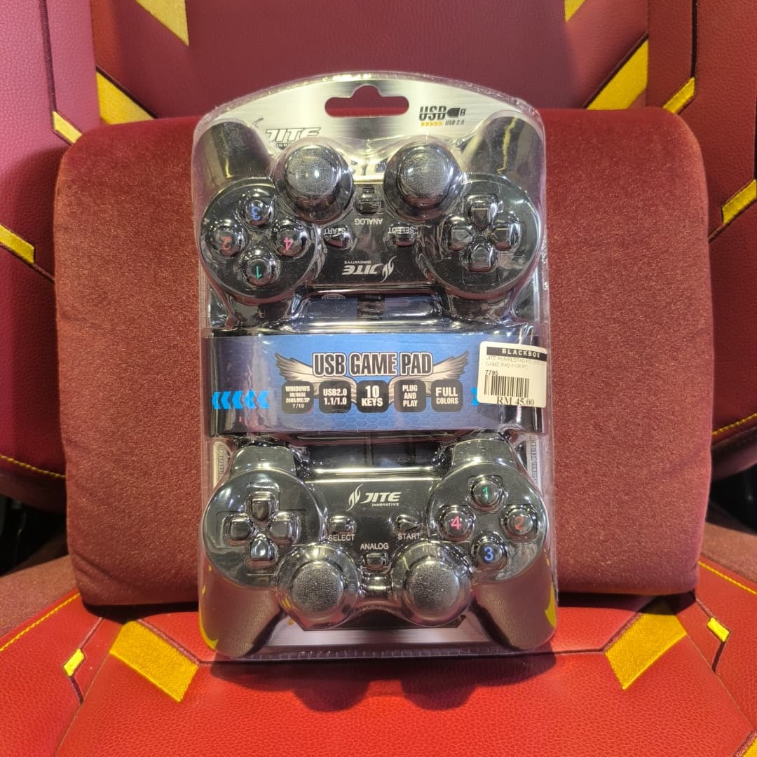 Jite Rumblepad KD-208B USB Game Pad For PC (7795), Video Gaming, Gaming ...