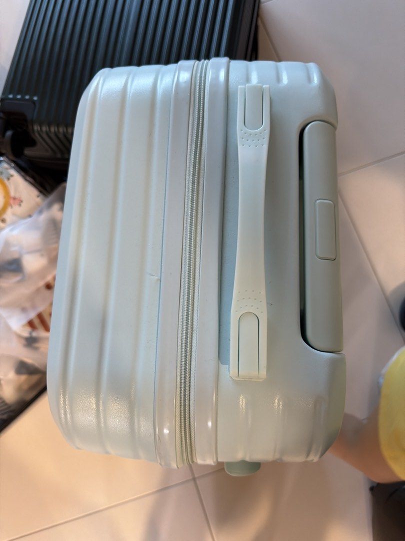 Light Blue Carry-On Suitcase, Hobbies & Toys, Travel, Luggage on Carousell