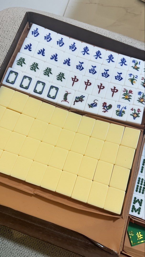Mahjong Set - Complete Set 37mm A1 size, Hobbies & Toys, Toys & Games ...