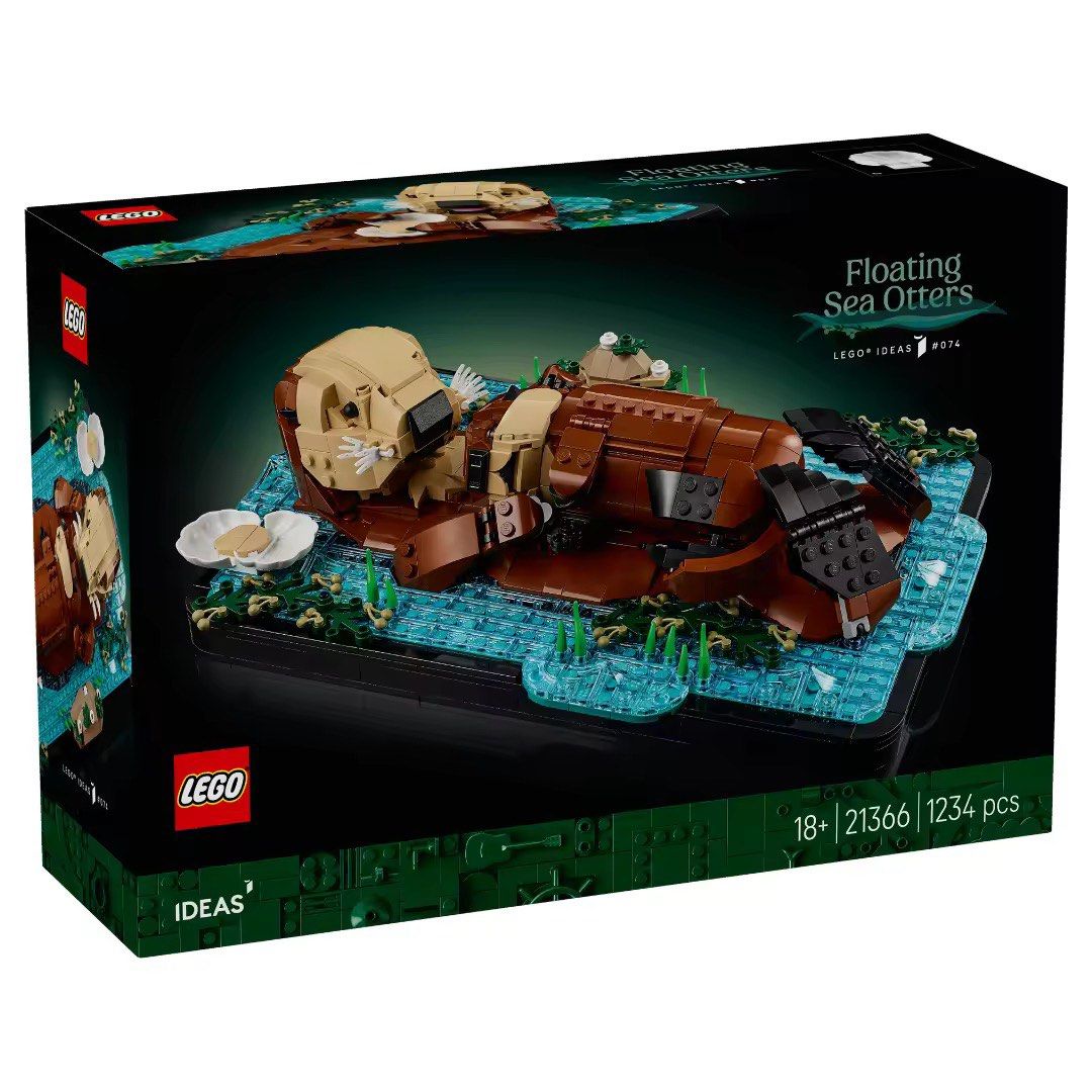 [Mar2026] LEGO IDEAS 21366 Floating Sea Otters, Hobbies & Toys, Toys ...