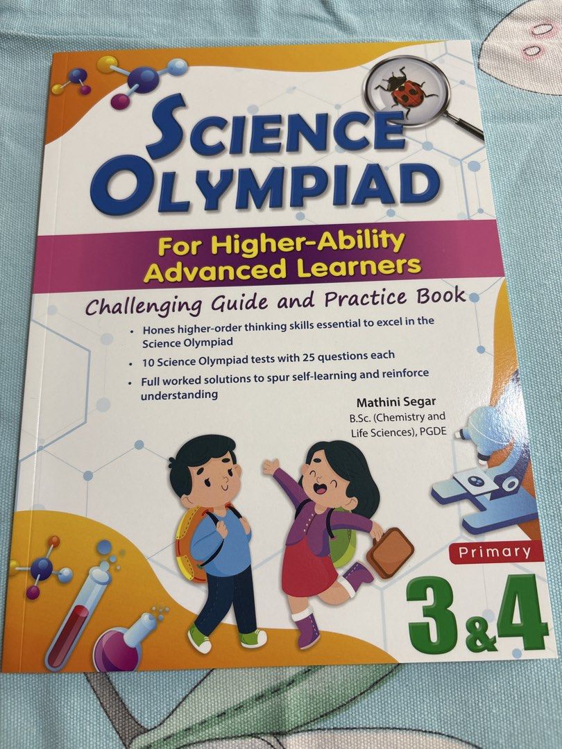 Science Olympiad Challenging Guide & Practice Book - Primary 3 & 4 ...