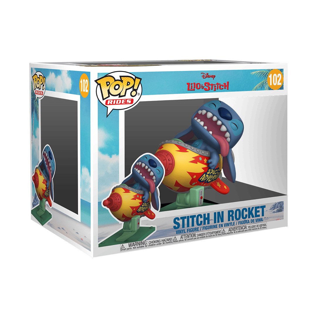 Stitch in Rocket Funko Pop, Hobbies & Toys, Toys & Games on Carousell
