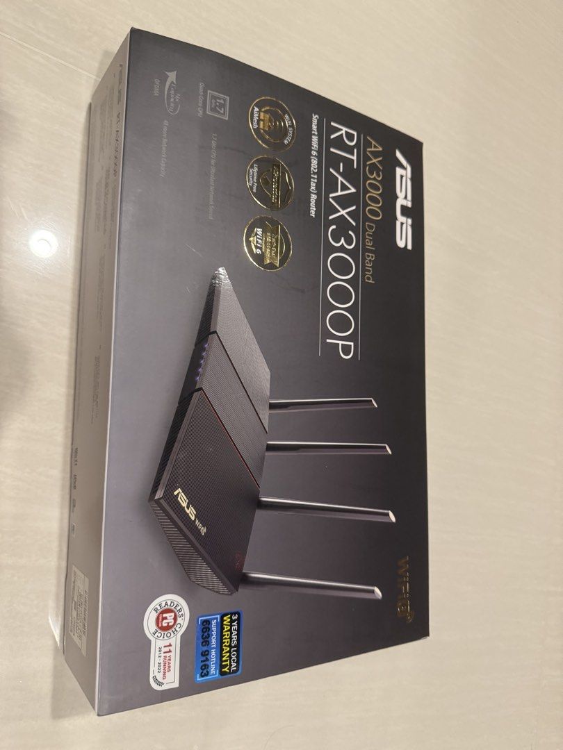 ASUS RT-AX3000P Dual Band WiFi 6 Router, Computers & Tech, Parts ...