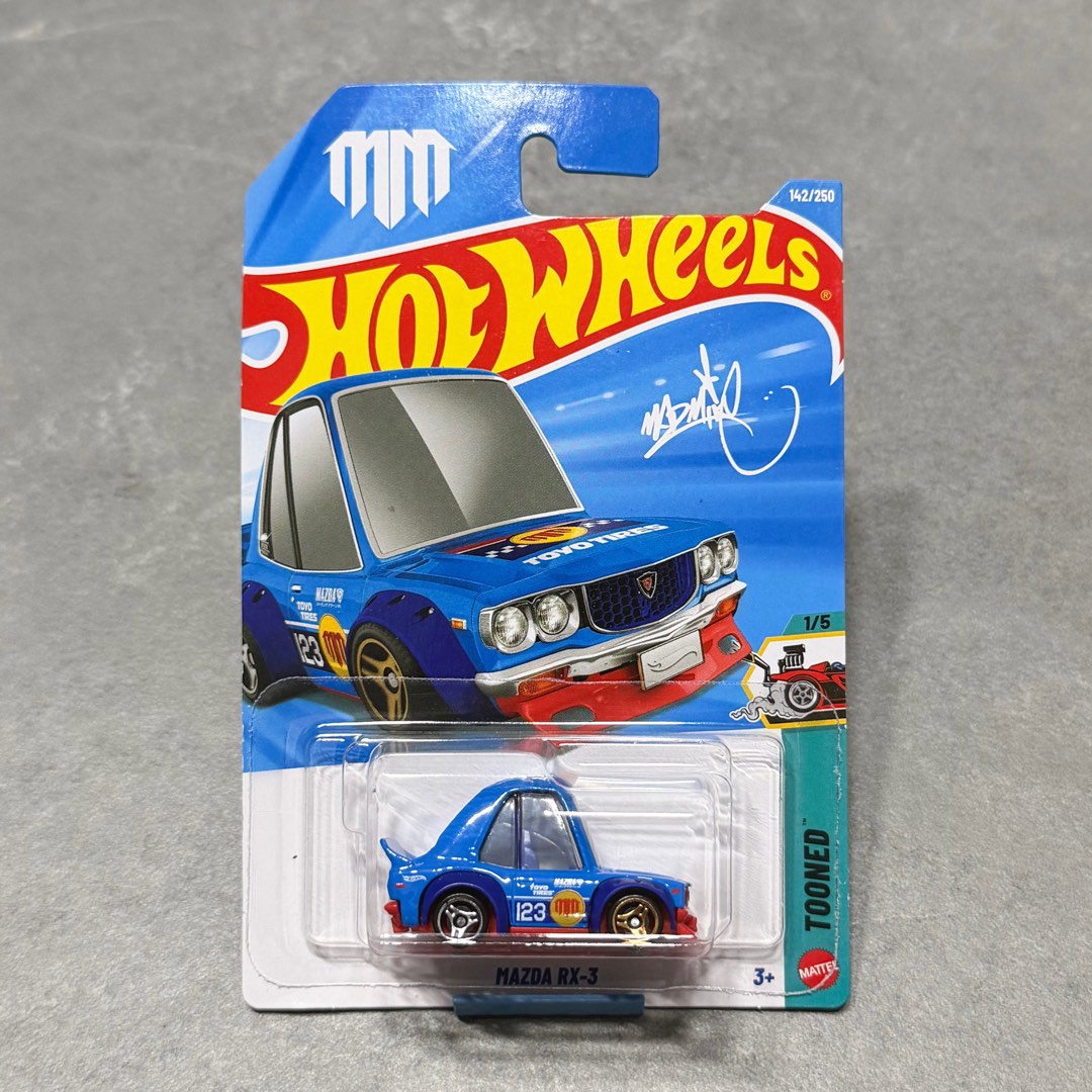 Hot Wheels Tooned Mazda RX-3, Hobbies & Toys, Toys & Games on Carousell
