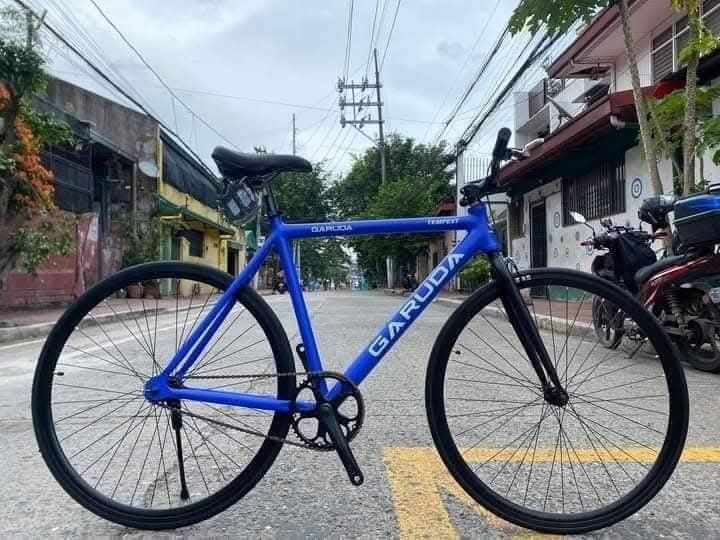 GARUDA TEMPEST ALLOY FIXIE (STRAIGHT BAR) 700c x 23c, Sports Equipment ...