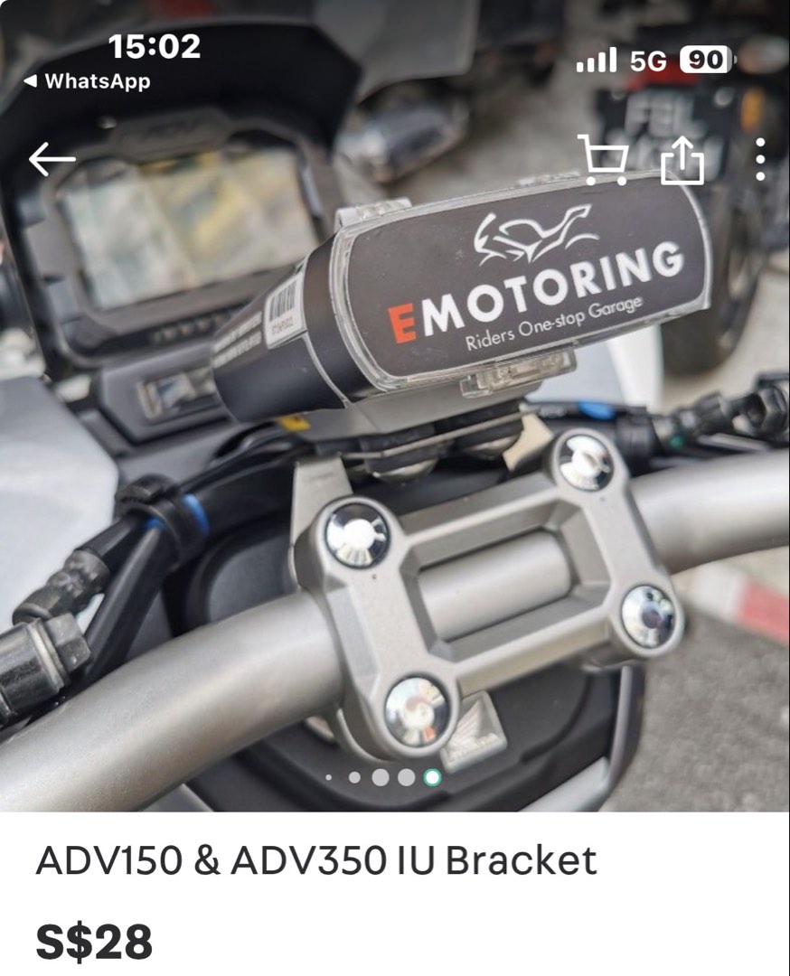 OBU bracket, Motorcycles, Motorcycle Accessories on Carousell