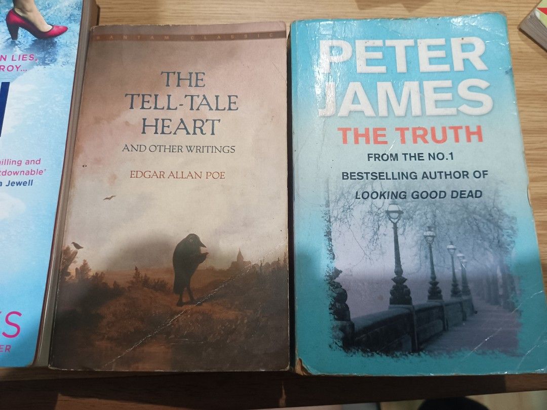(180 for 4 Books) Peter James, Edgar Allan Poe, Adele Parks, Charles ...
