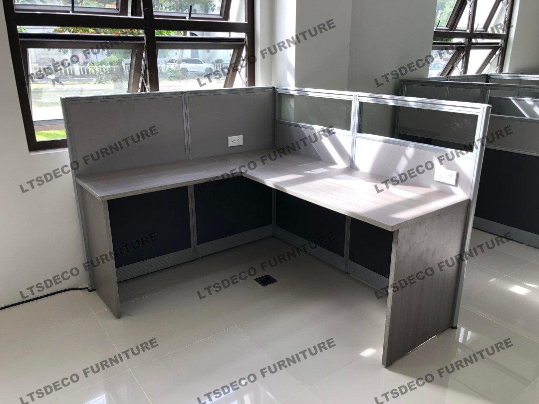 WORKSTATION TABLE CUBICLES OFFICE PARTITION FURNITURE MODULAR TABLES ...