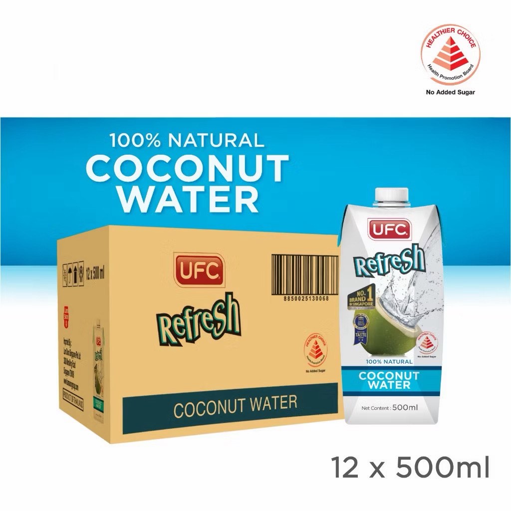 [1 Carton] UFC Coconut Water (12x500ml), Food & Drinks, Beverages on ...