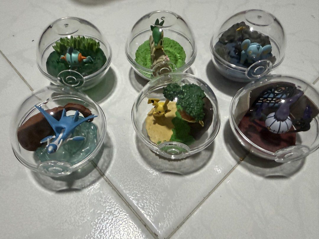 (All for 35) (Not Splitting) Re-Ment Pokemon Terrarium 12, Hobbies ...