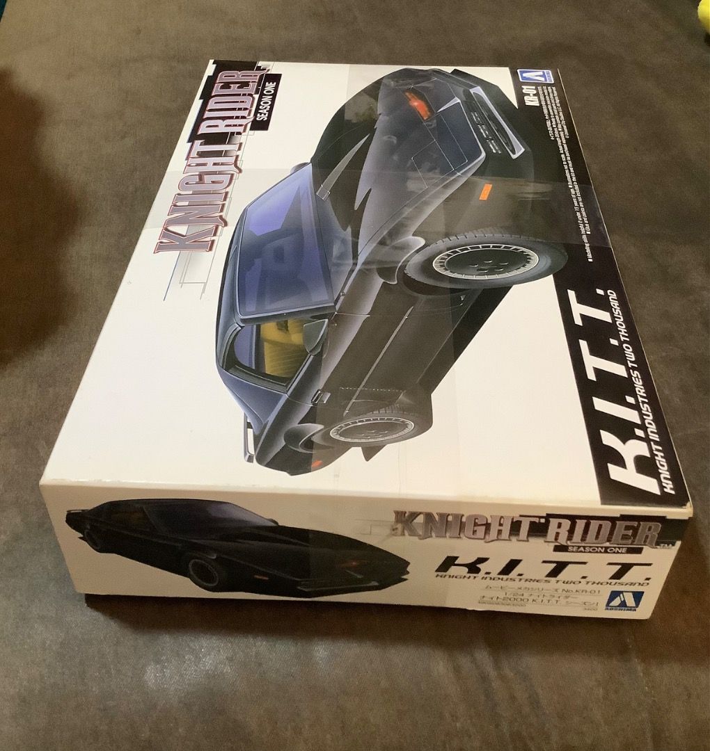 Aoshima 1/24 KNIGHT RIDER K.I.T.T. Plastic model kit, Hobbies & Toys ...
