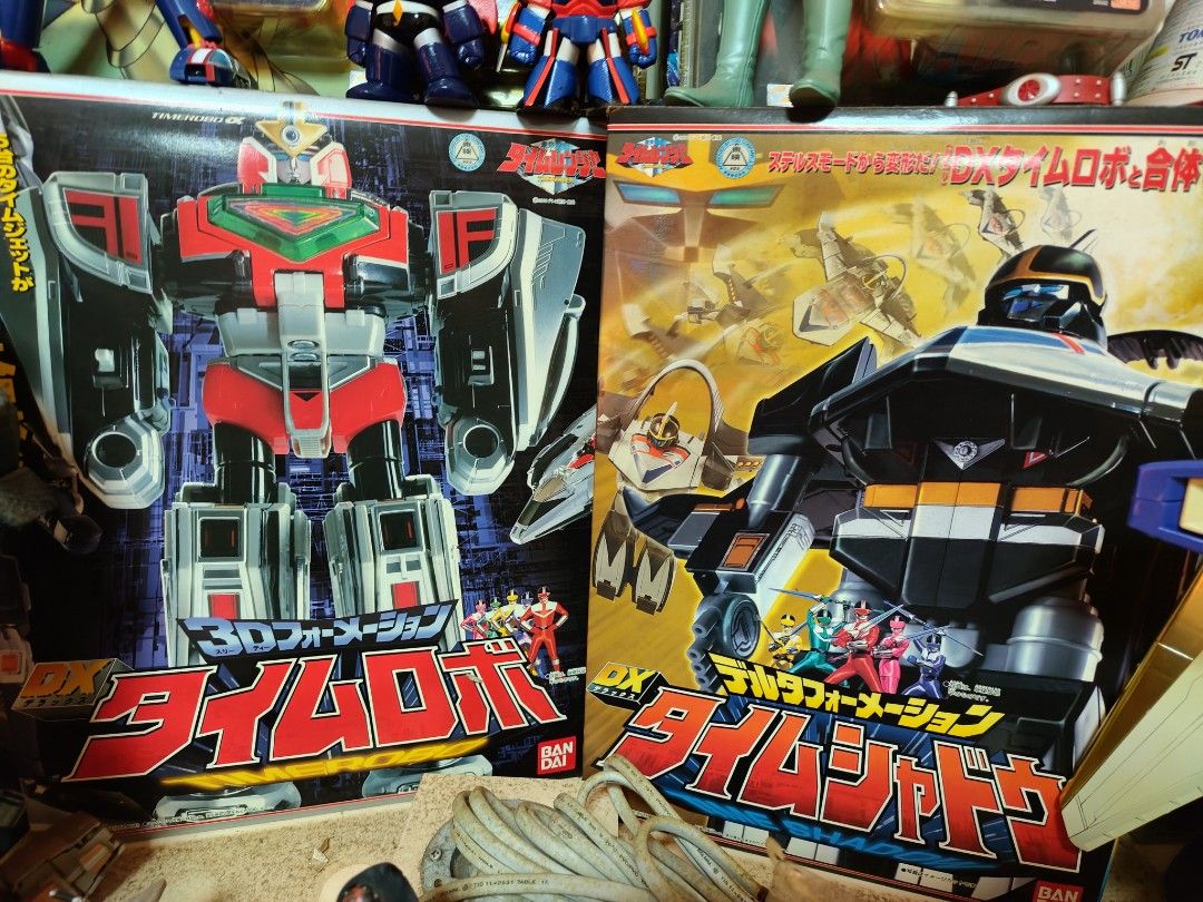 Bandai Power Rangers Timeforce DX Time Robo and Time Shadow Mirai ...
