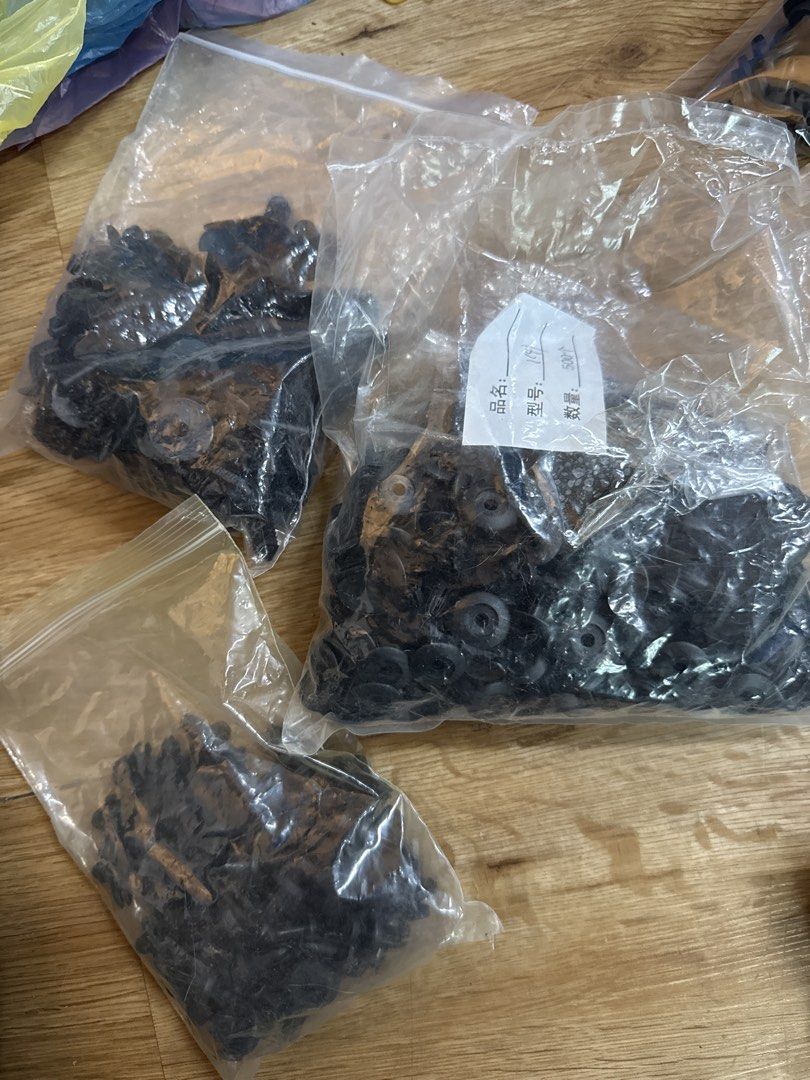 Black Plastic Fasteners - New, Hobbies & Toys, Stationery & Craft ...