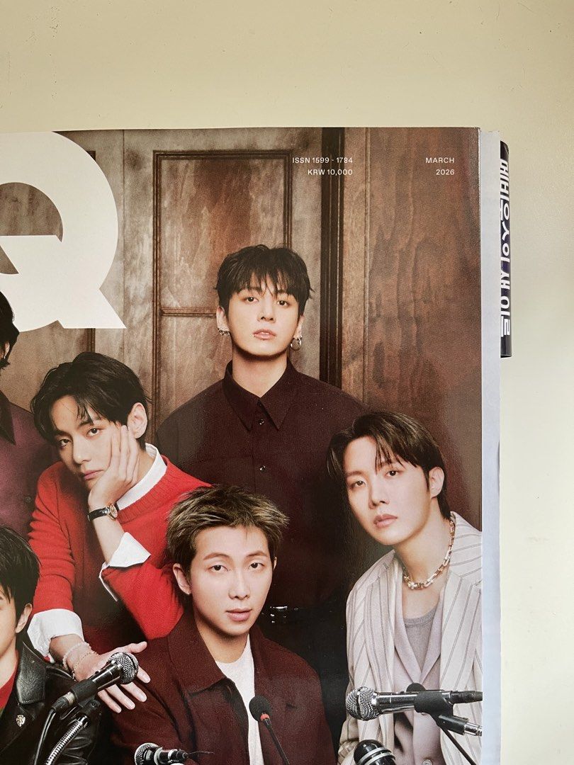 BTS GQ Korea Magazine March 2026 BTS Cover, Hobbies & Toys, Books ...