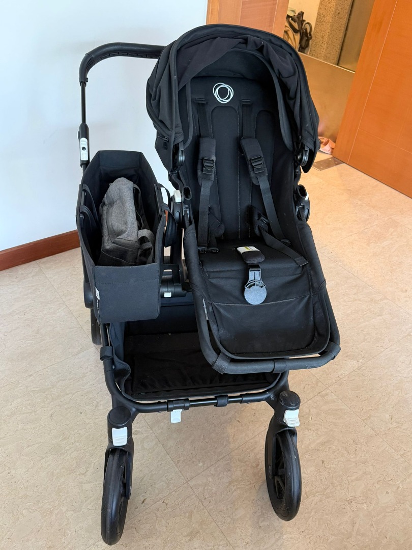 Bugaboo Donkey 5 Duo Extension Black/Midnight, Babies & Kids, Going Out ...