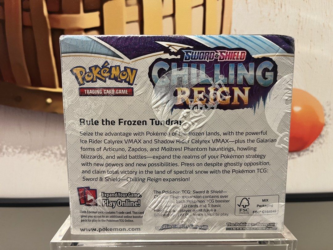 Chilling Reign Booster Box, Hobbies & Toys, Memorabilia & Collectibles ...