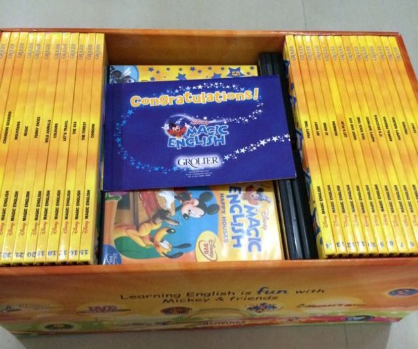 Disney Magic English Grolier Set for kindergarten and lower primary ...