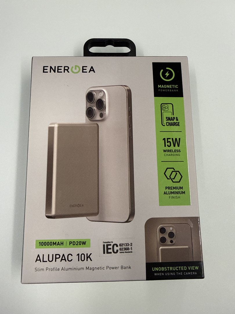 Energea Alupac 10K Magnetic Wireless Power Bank, Mobile Phones ...