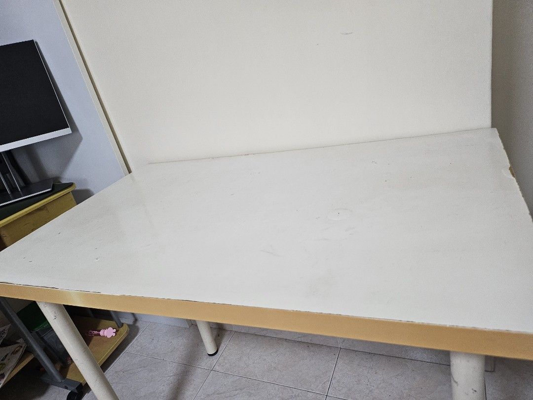 IKEA Vika Adils Table - White, Furniture & Home Living, Furniture ...